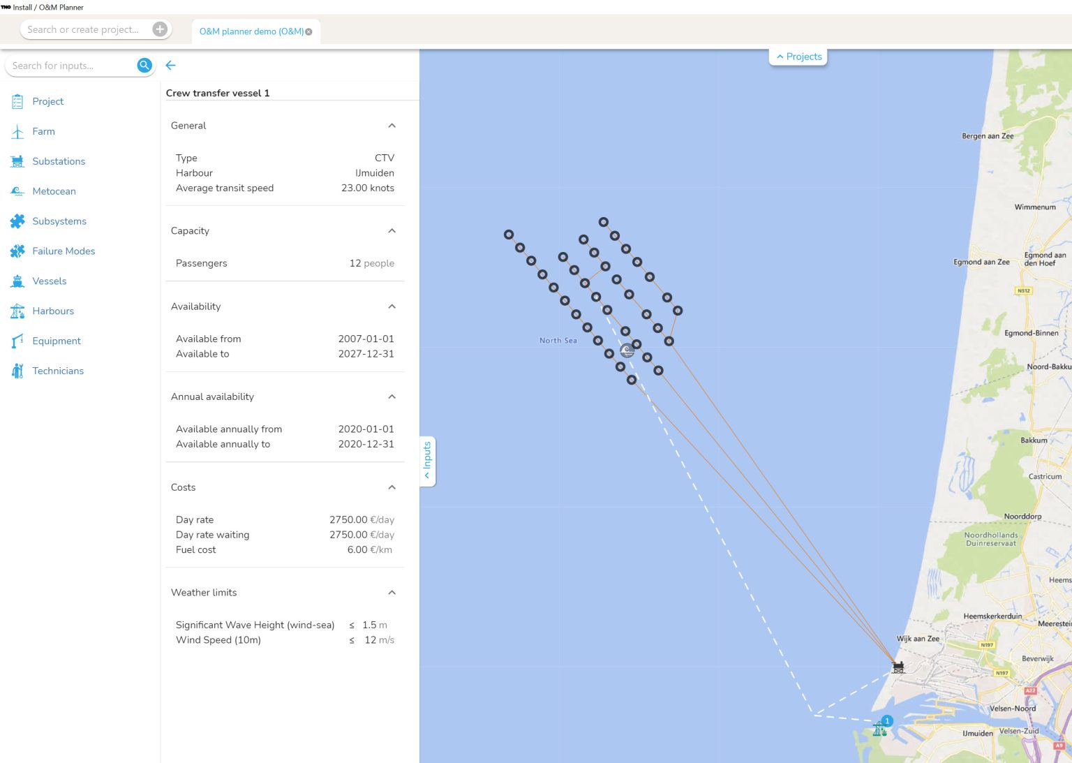 UWiSE O&M Planner - TNO UWiSE